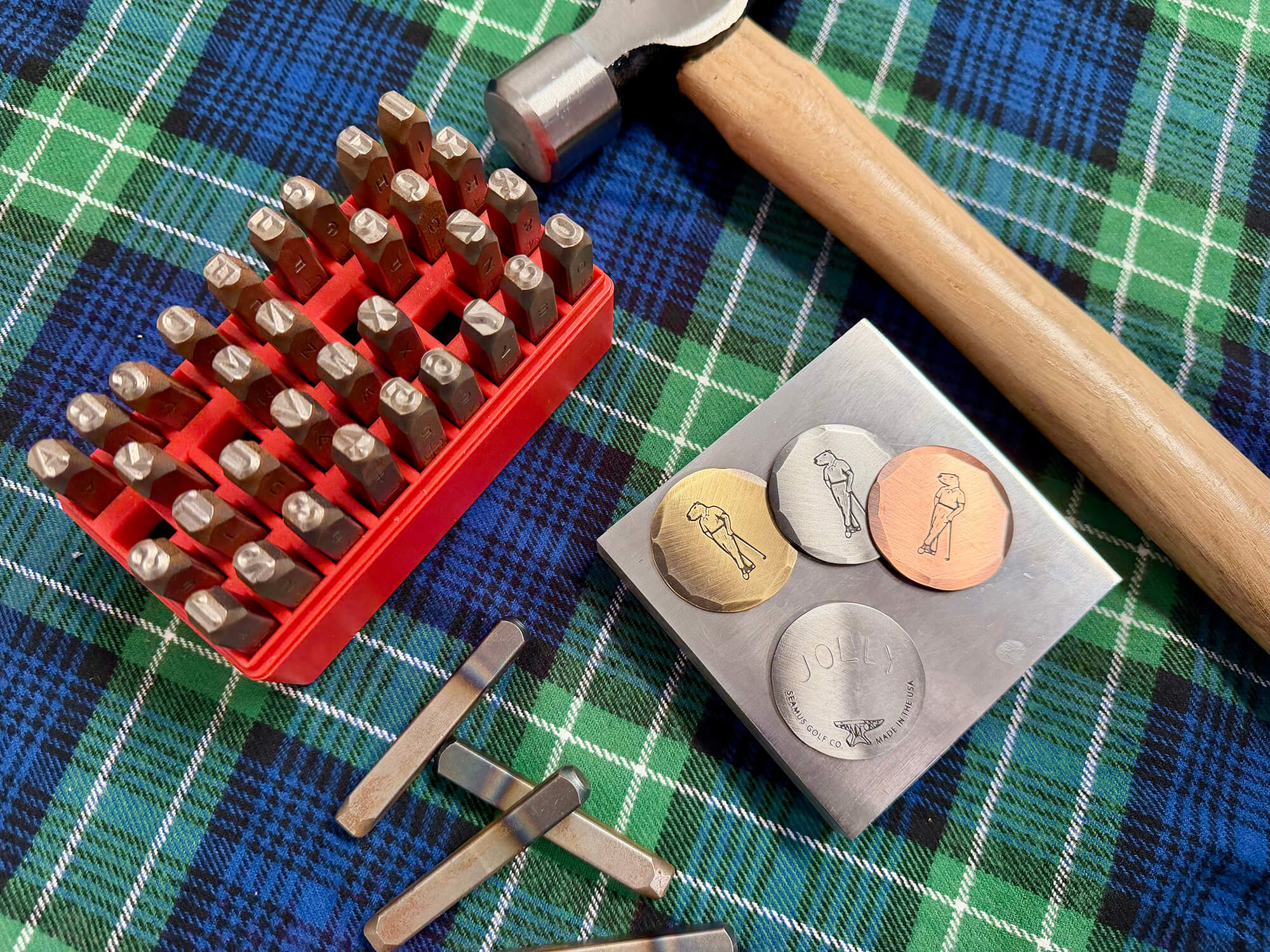 Seamus Golf x Jolly Hand‑Hammered Capybara Ball Markers – Jolly Golf